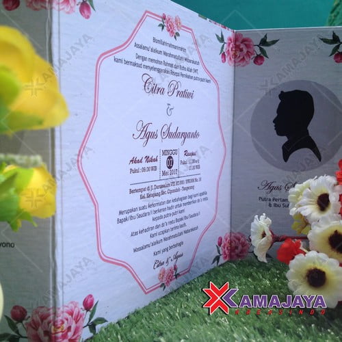 Model Undangan Pernikahan Minimalis Kamajaya Kreasindo